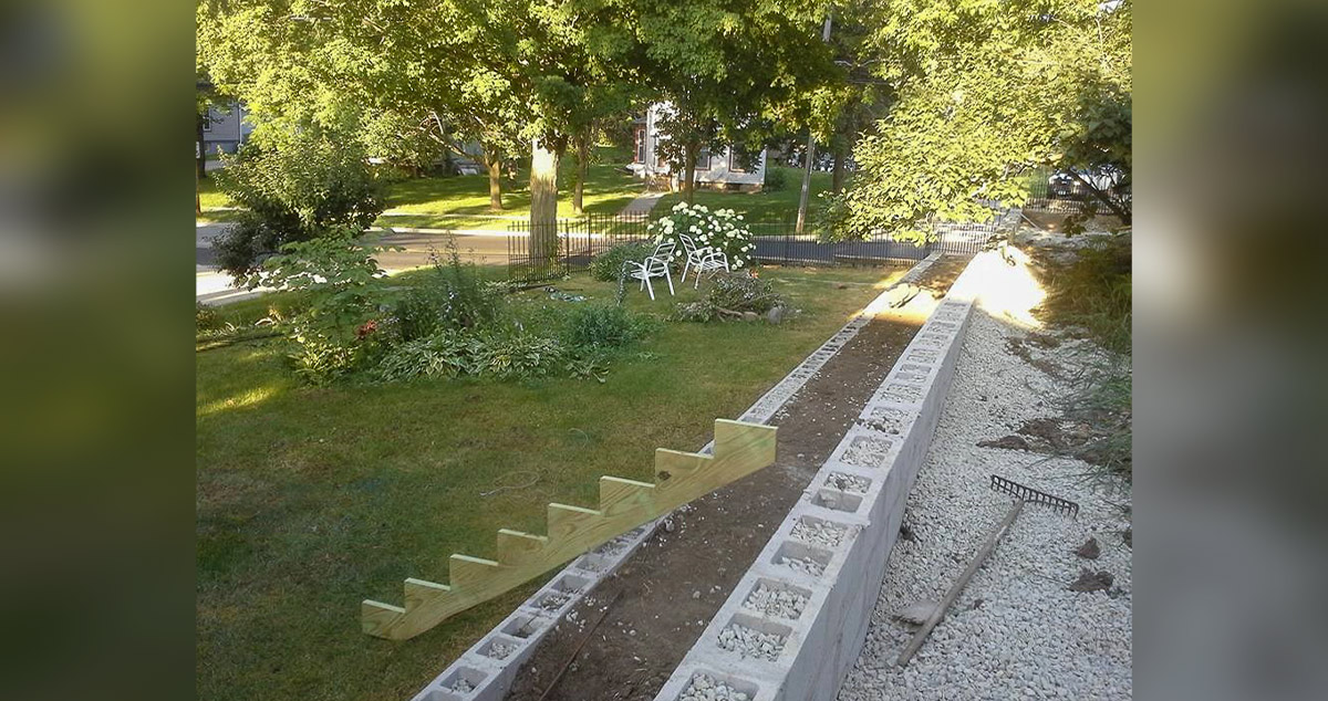 Garden Bed Retaining Walls - Project by Tamara at Menards®