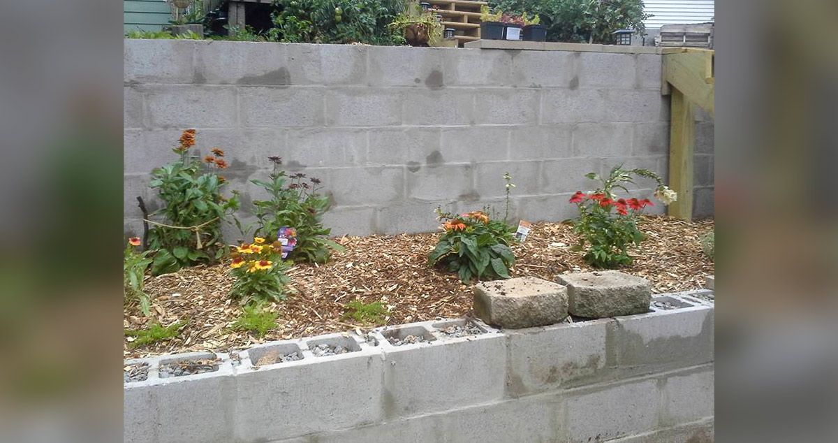 Garden Bed Retaining Walls - Project by Tamara at Menards®