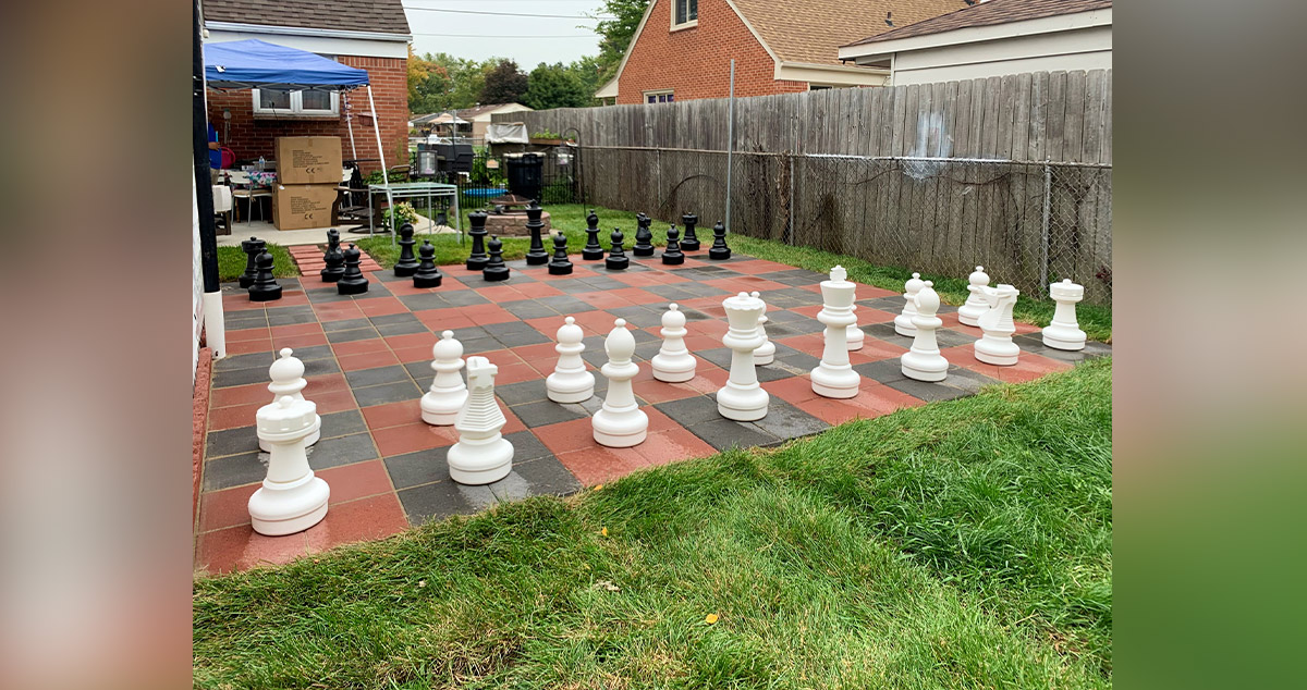 Giant Chess Court - Project by Marilyn at Menards®