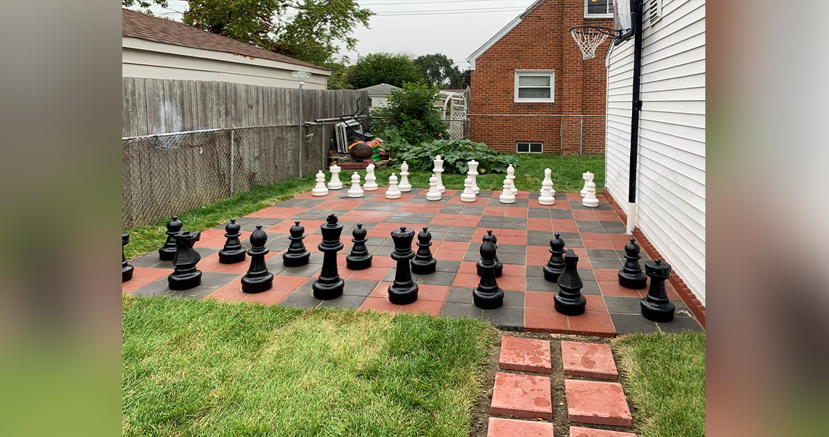 Giant Chess Court - Project by Marilyn at Menards®