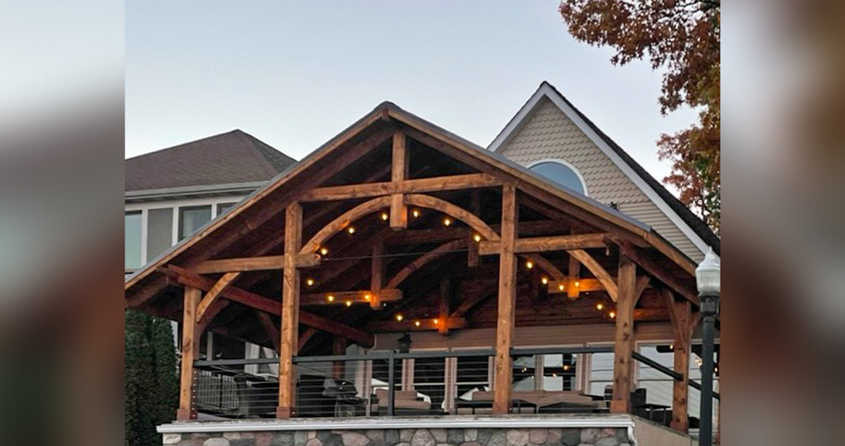 Lake House Gazebo - Project by Jeffrey at Menards®