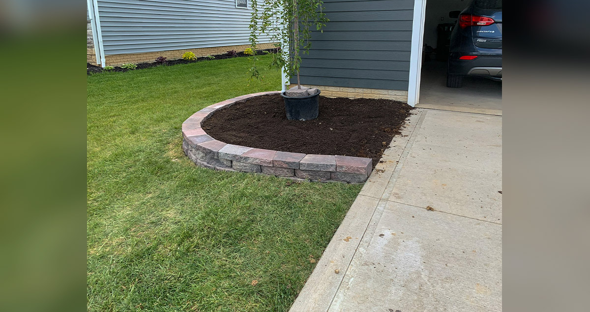 Landscaping Retaining Wall - Project by Angela at Menards®