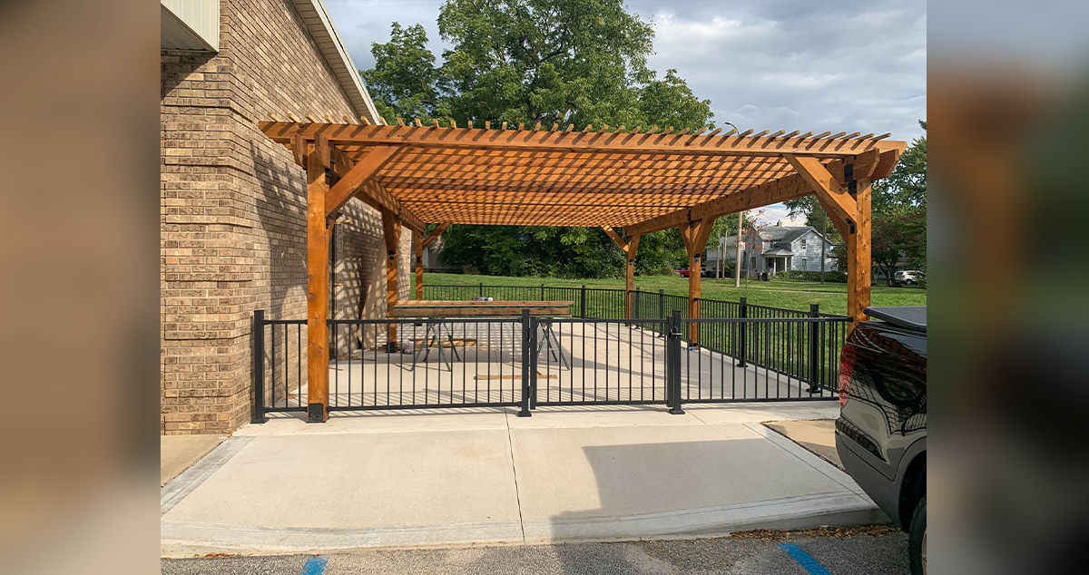 Large Cedar Pergola - Project by Vincent at Menards®