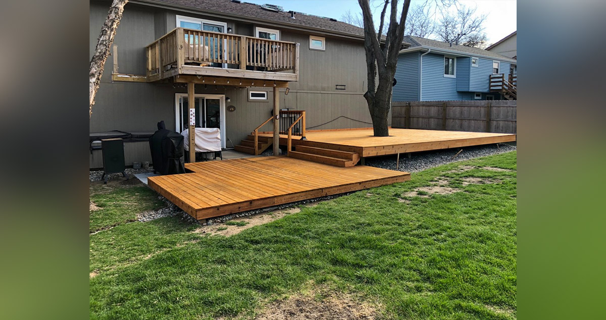 Large Multi-Level Deck - Project by Tanya at Menards®