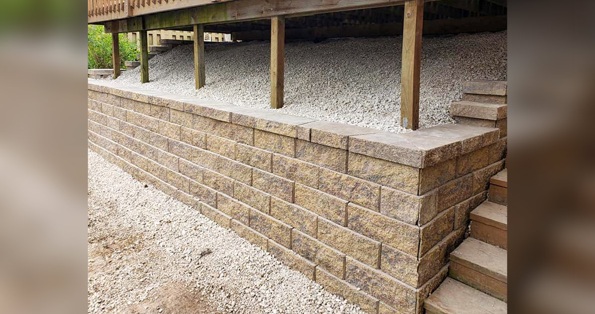 Large Retaining Wall Replaced - Project by Paul at Menards®