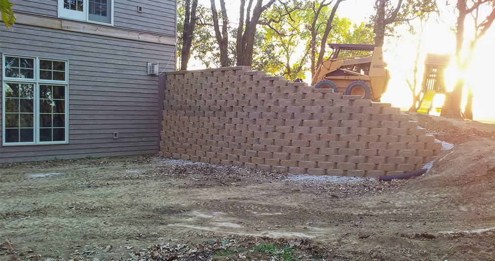 Large Retaining Walls - Project by Travis at Menards®
