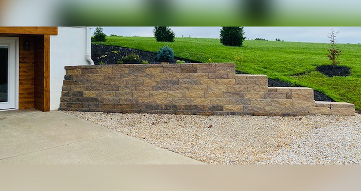 Lower Garage Retaining Wall - Project by Josh at Menards®