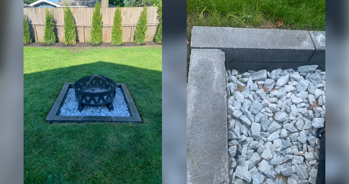 Modern Fire Pit - Project by Matt at Menards®