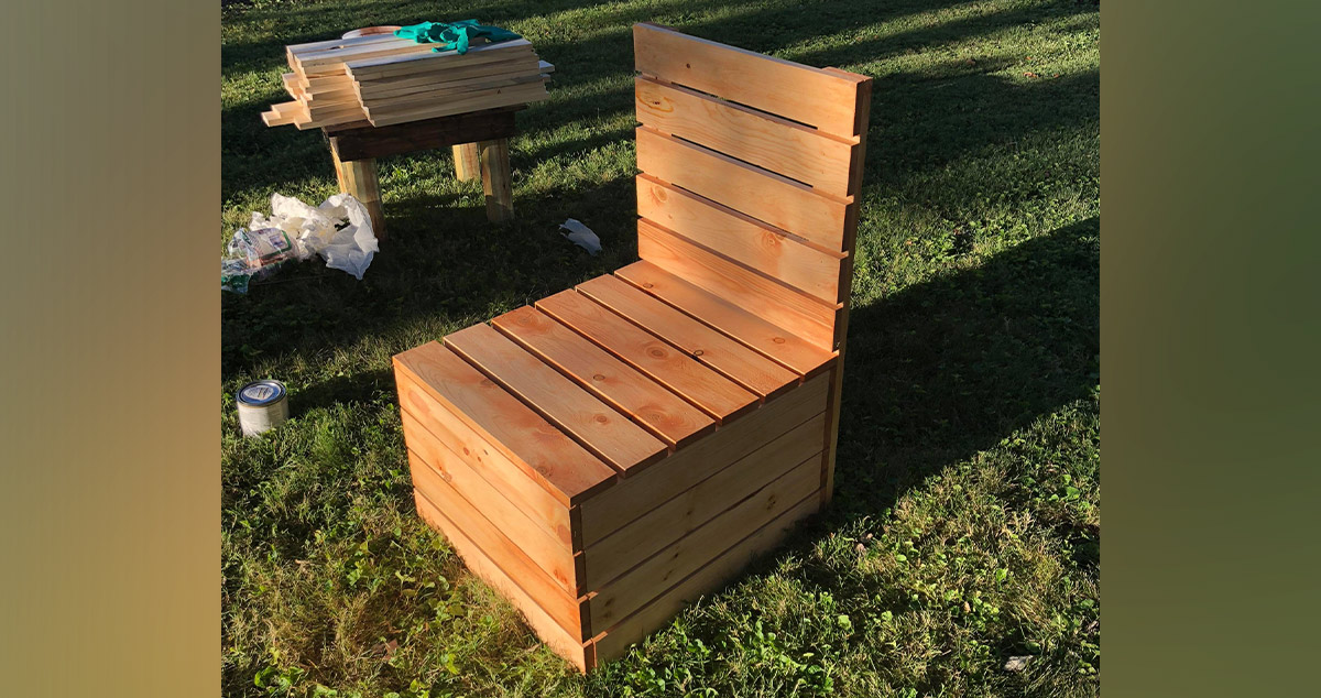 Modular Deck Furniture - Project by Elizabeth at Menards®