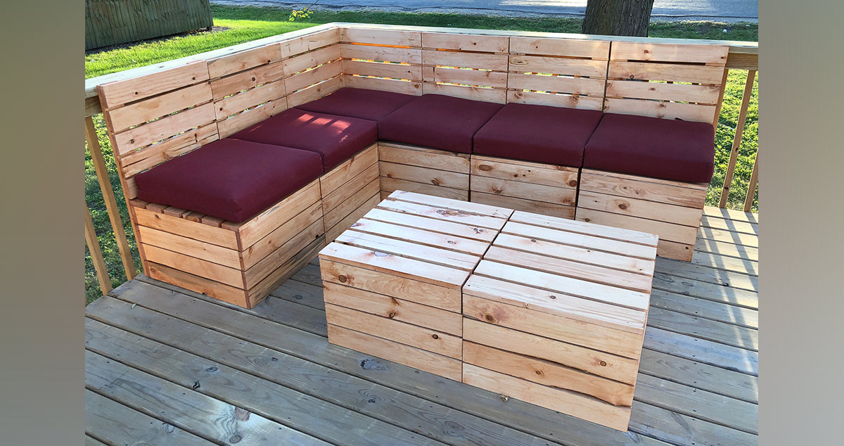 Modular Deck Furniture - Project by Elizabeth at Menards®