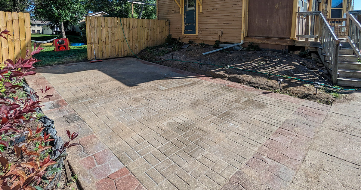 Multicolor Paver Patio - Project by Erin at Menards®