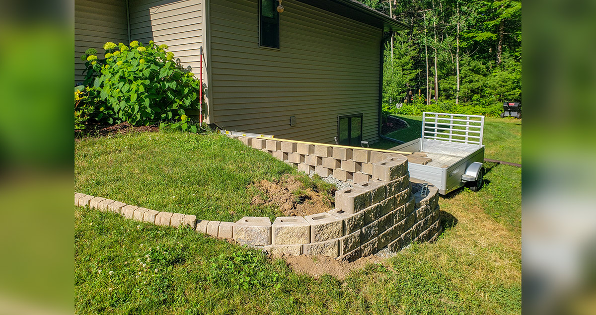 Multitiered Retaining Wall - Project by Jerry at Menards®