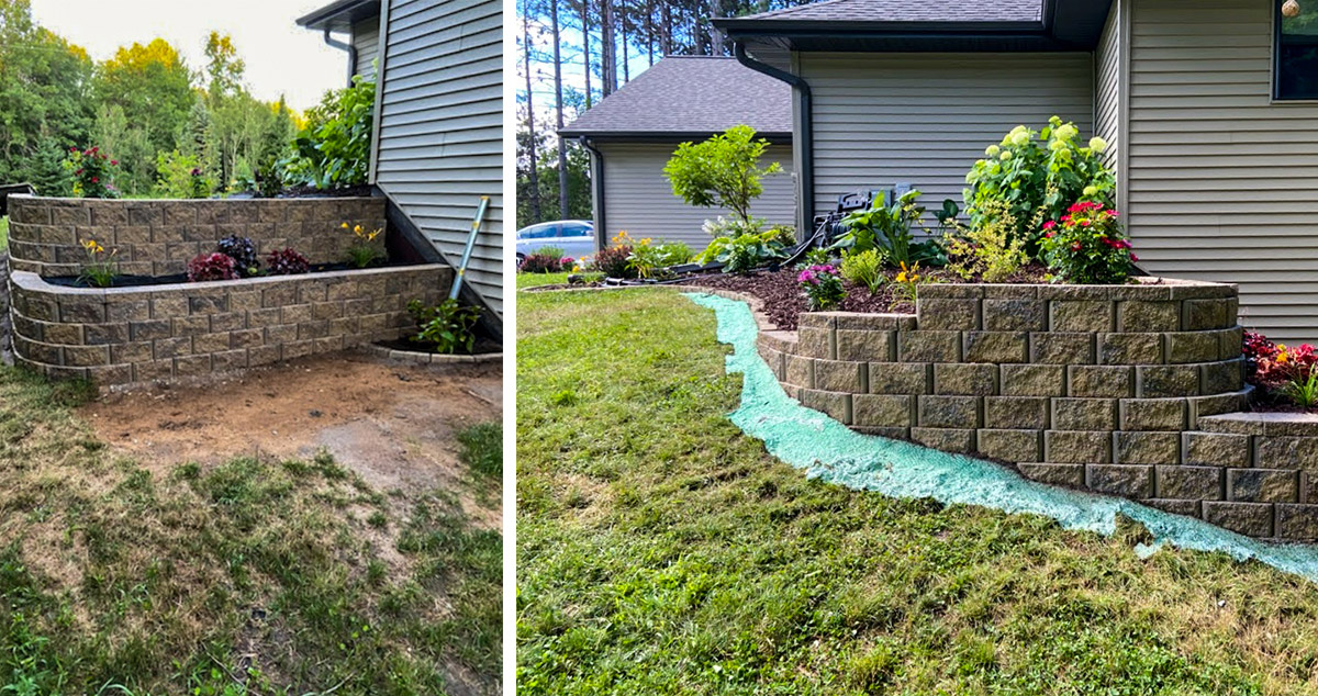 Multitiered Retaining Wall - Project by Jerry at Menards®