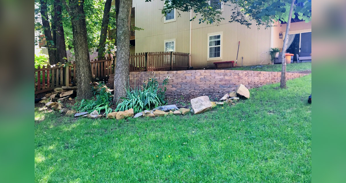 My Retaining Wall - Project by Taylor at Menards®