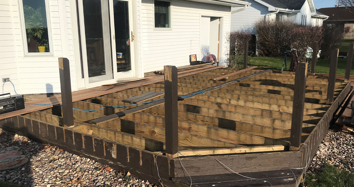 New Cedar Deck - Project by Brian at Menards®