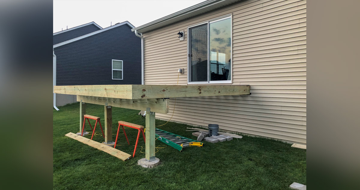 New Deck Build - Project by Brandon at Menards®