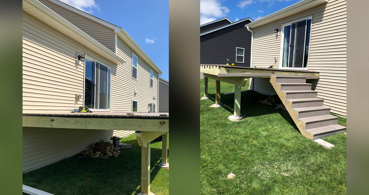 New Deck Build - Project by Brandon at Menards®