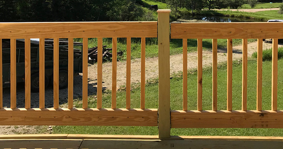 New Deck with ADA Handrails - Project by Mark at Menards®