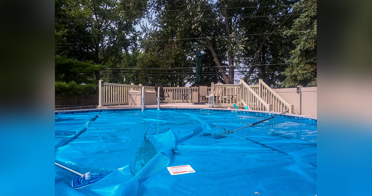 New Pool Deck - Project by Dave at Menards®