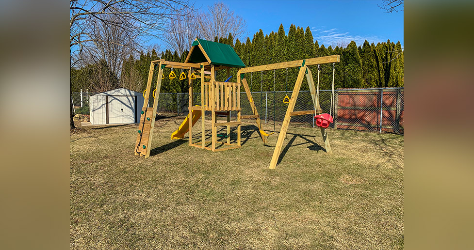 New Swing Set - Project by Laura at Menards®