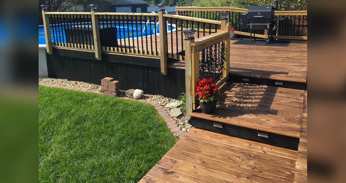 Our Multilevel Deck - Project by Stephen at Menards®