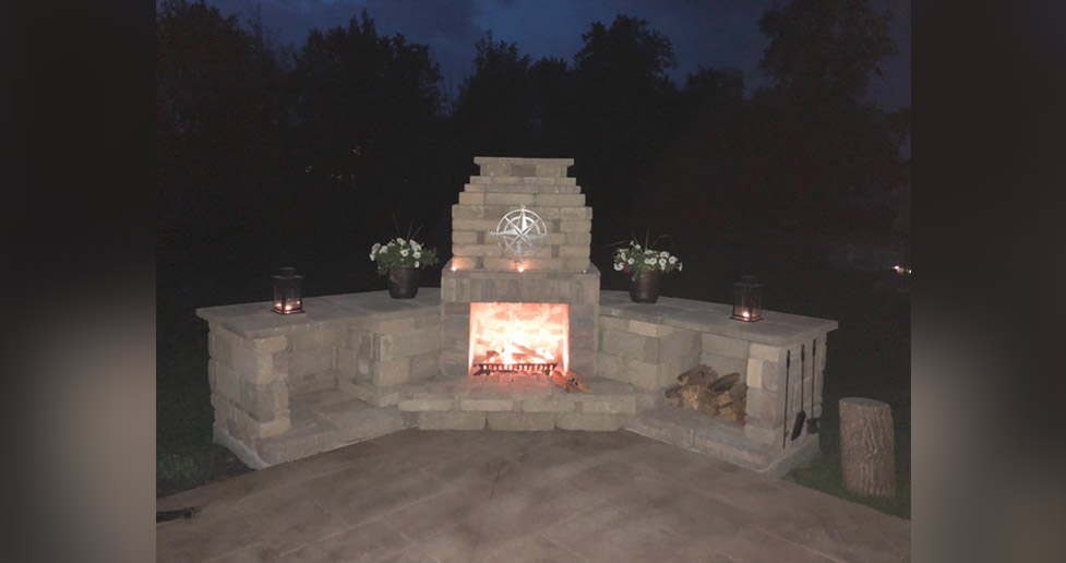 Menards Outdoor Fireplace