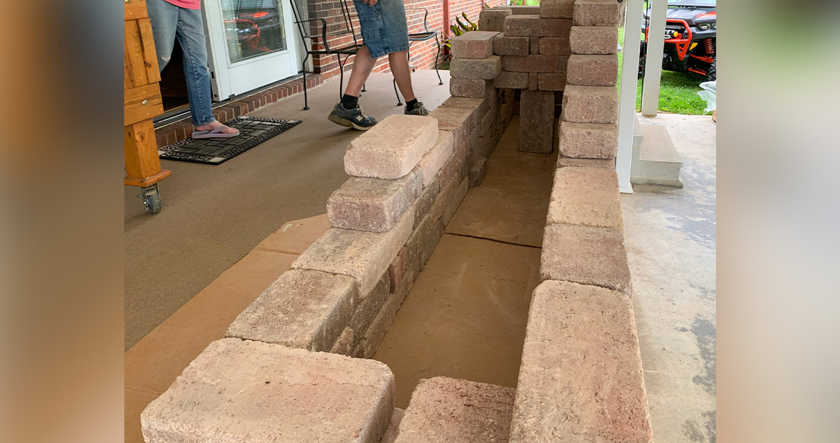 Outdoor Kitchen Island - Project by Ronald at Menards®