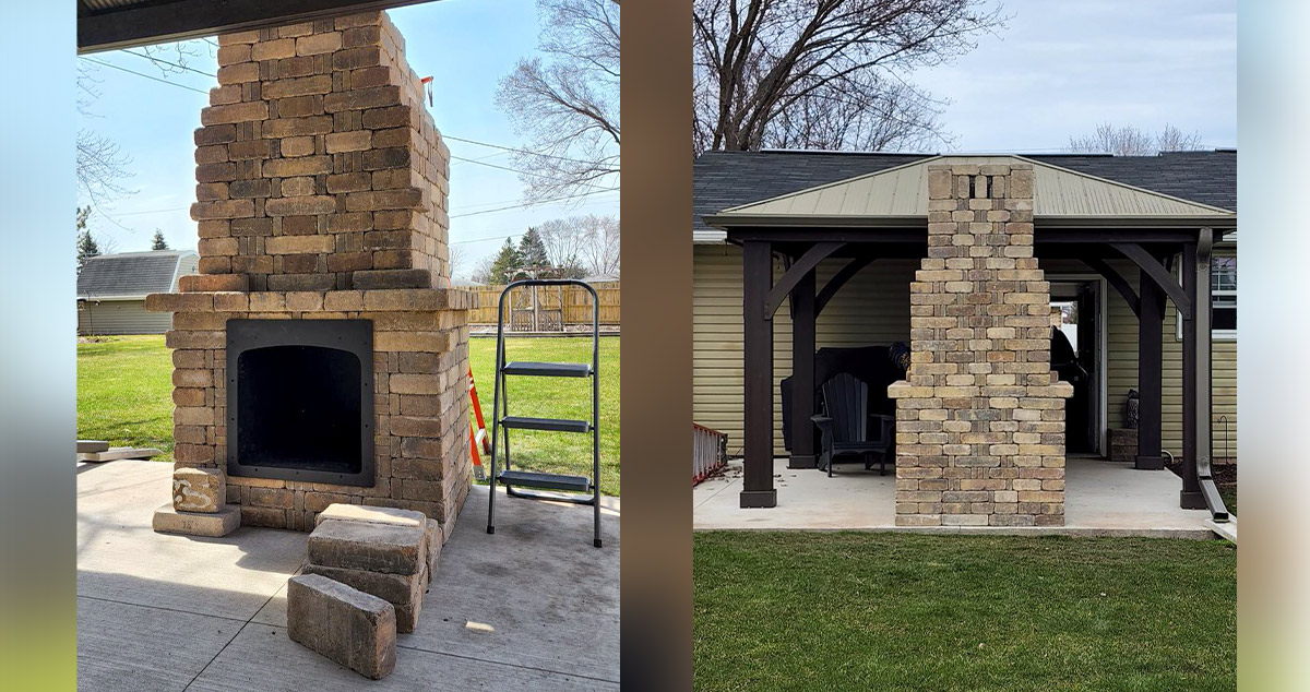 Menards Outdoor Fireplace