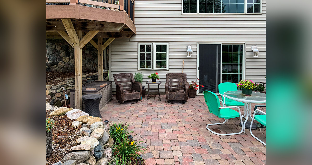 Patio & Water Feature - Project by Ron at Menards®