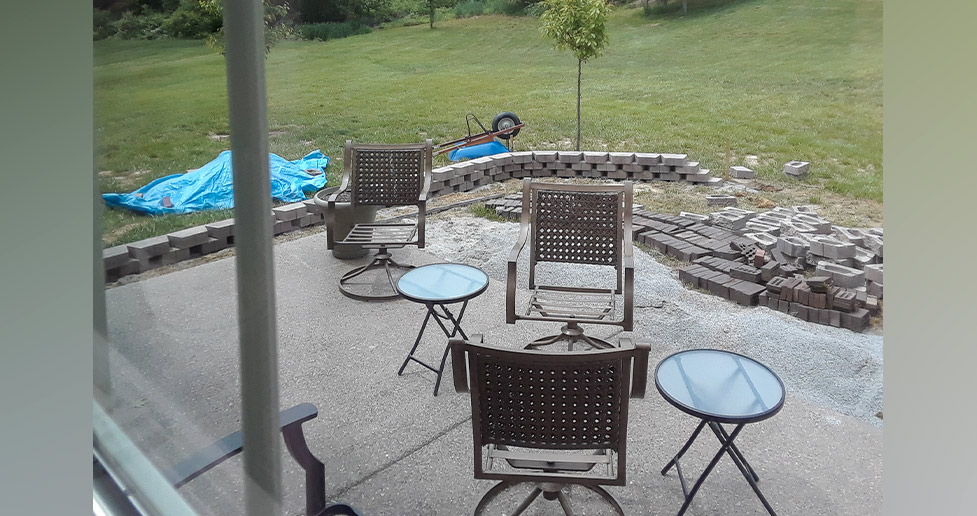 Patio Extension with Holland Pavers - Project by Michael at Menards®