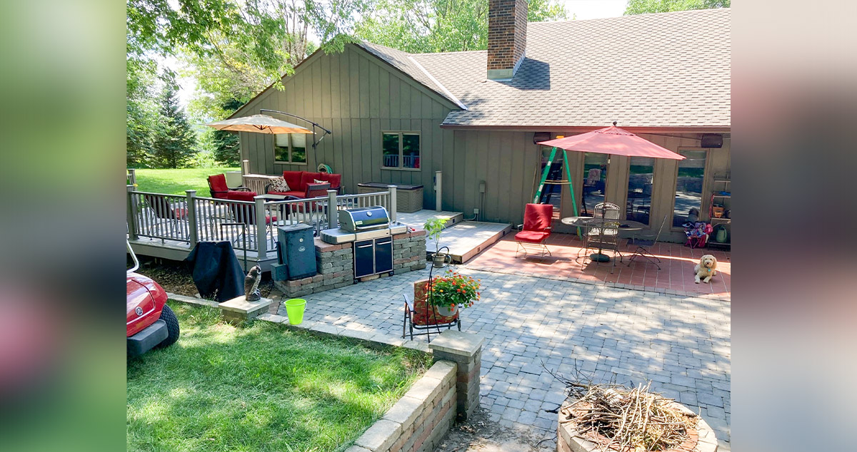 Patio, Wall & Deck - Project by Scott at Menards®