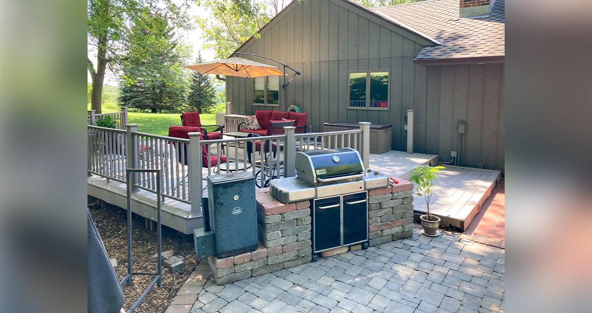 Patio, Wall & Deck - Project by Scott at Menards®