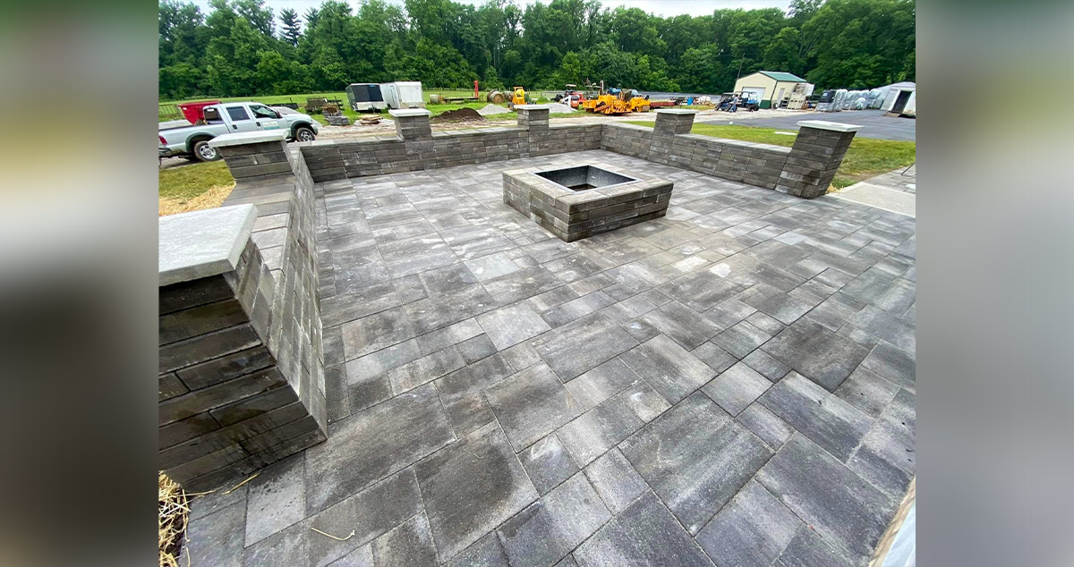 Patio & Fire Pit Install - Project by Pamela at Menards®