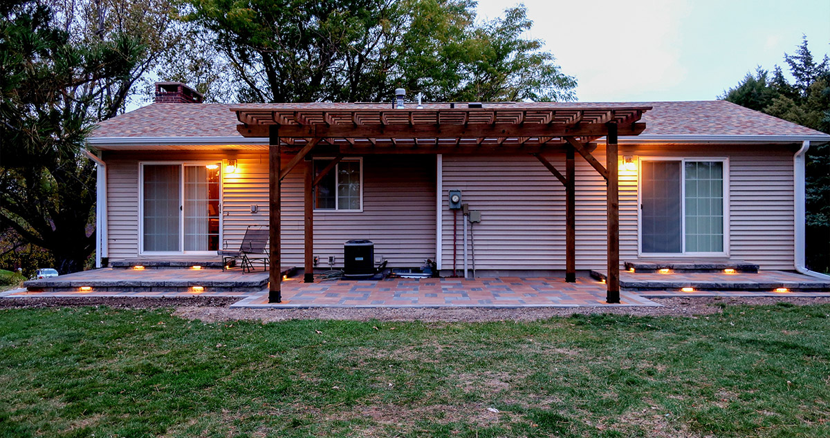 Patio with Pergola - Project by Lauren at Menards®