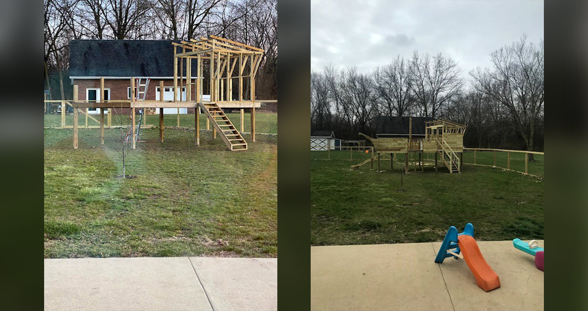 Pirate Ship Playground - Project by Philip at Menards®