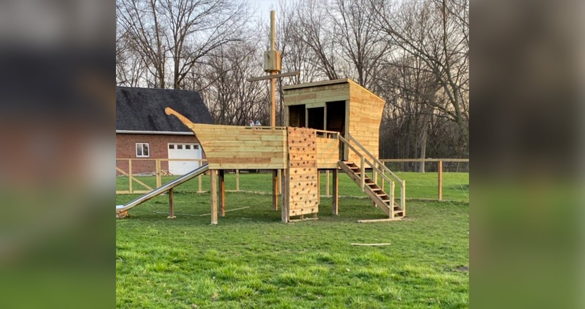 Pirate Ship Playground - Project by Philip at Menards®