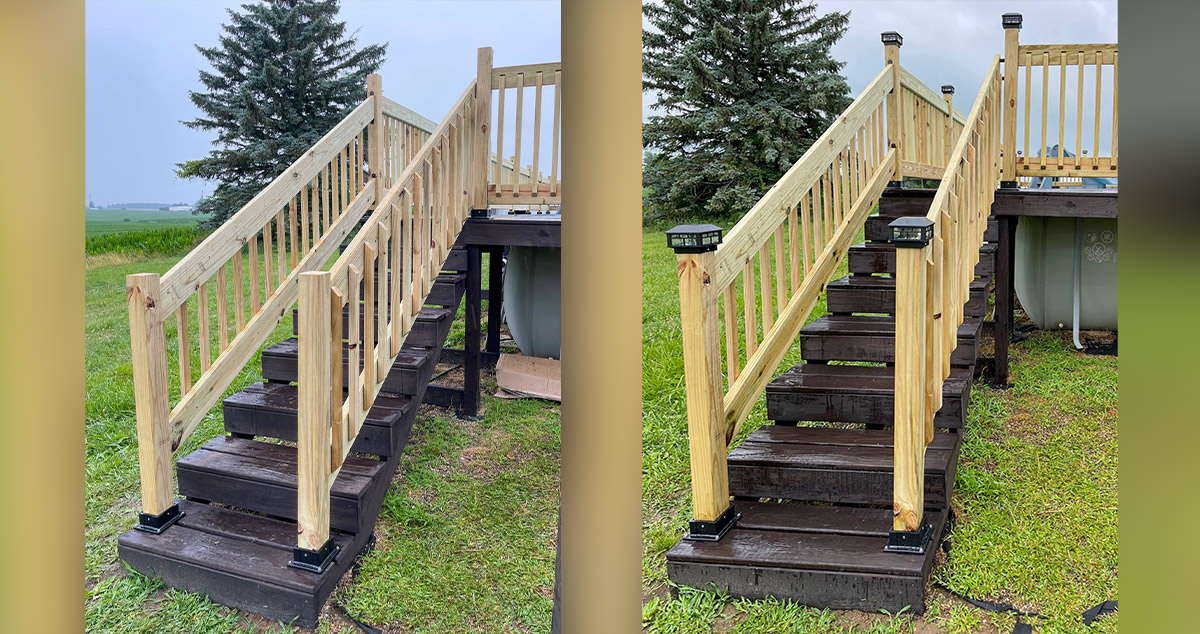 Pool Deck Railing - Project by Kelly at Menards®
