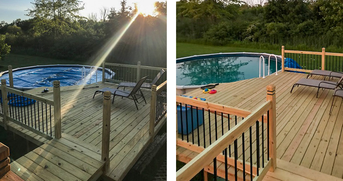 Pool Deck Replacement - Project by Dan at Menards®