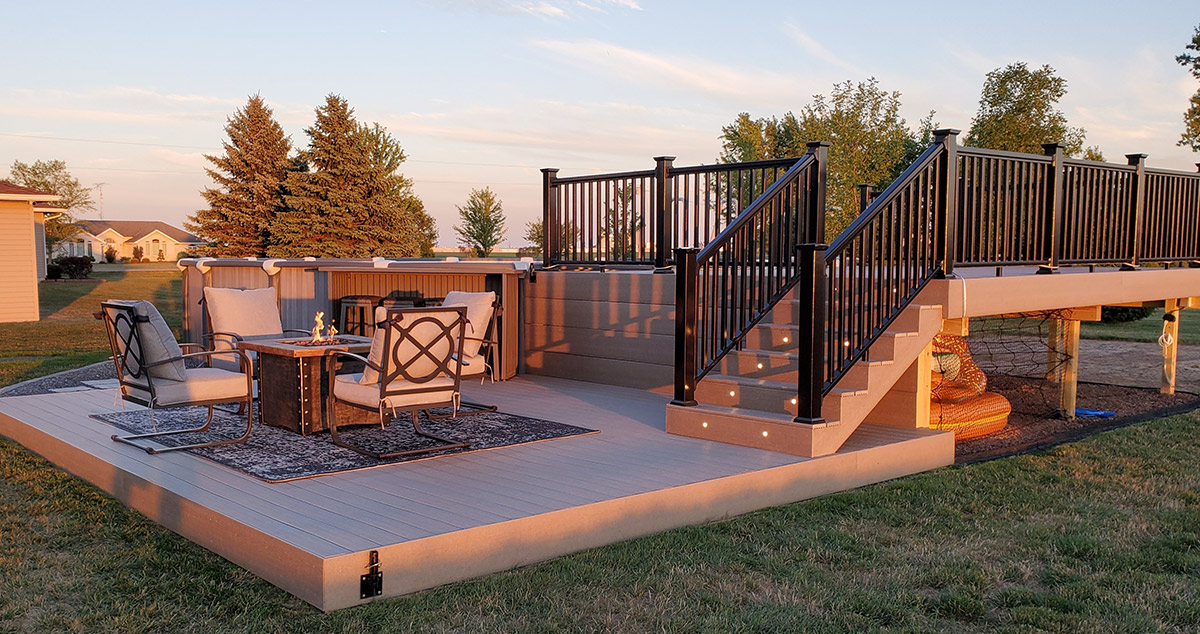 Pool Deck with Bar - Project by Michael at Menards®