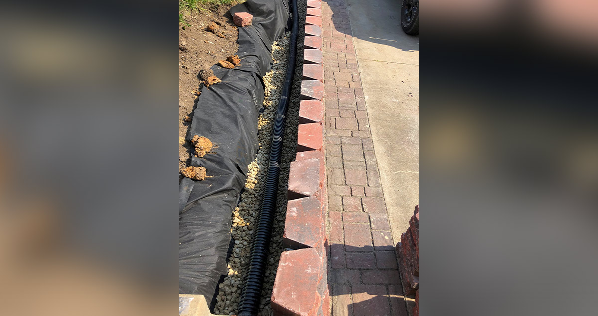 Red Retaining Wall - Project by James at Menards®