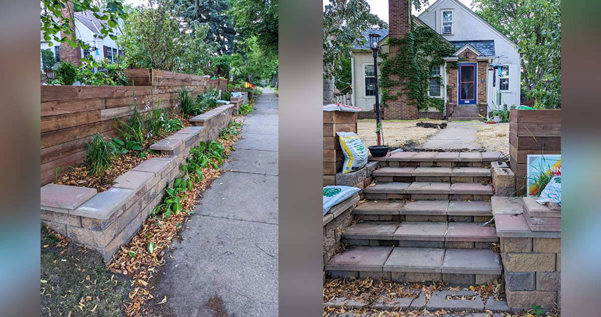 Retaining Wall Planter Boxes - Project by Jeremy at Menards®