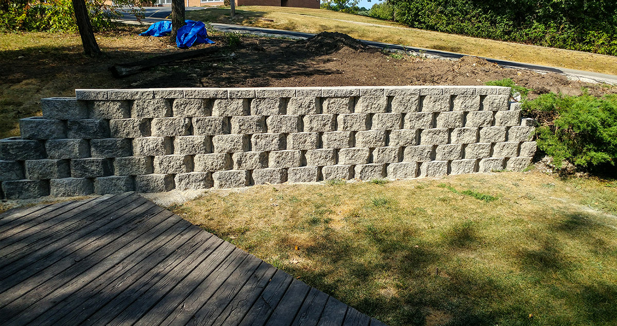 Retaining Wall Project - Project by Chris at Menards®