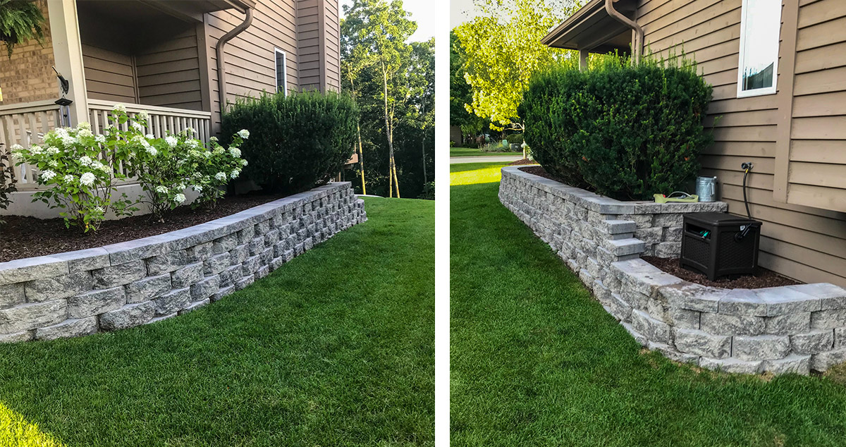 Retaining Walls for Days - Project by Travis at Menards®