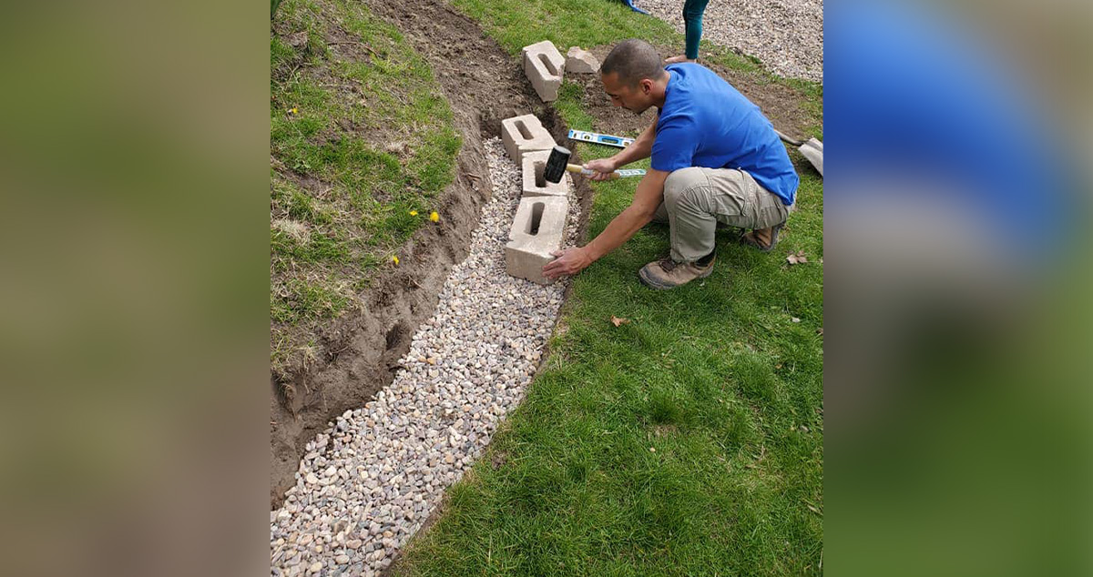 Retaining Wall with Pond - Project by Viet at Menards®