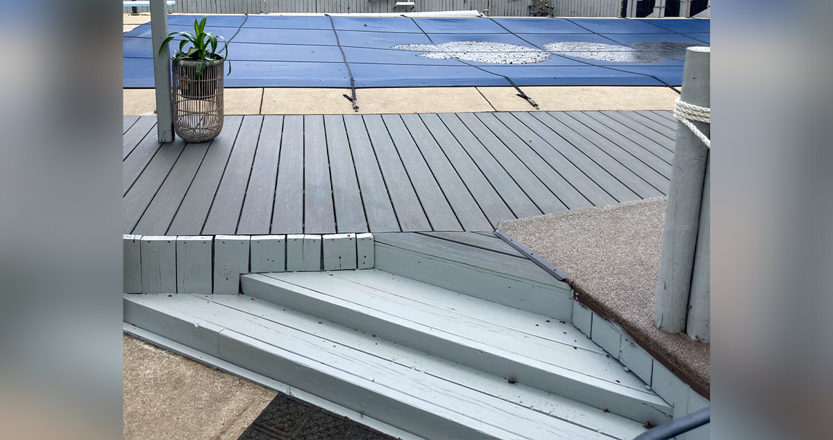 Rotten Pool Deck Replacement - Project by Luke at Menards®