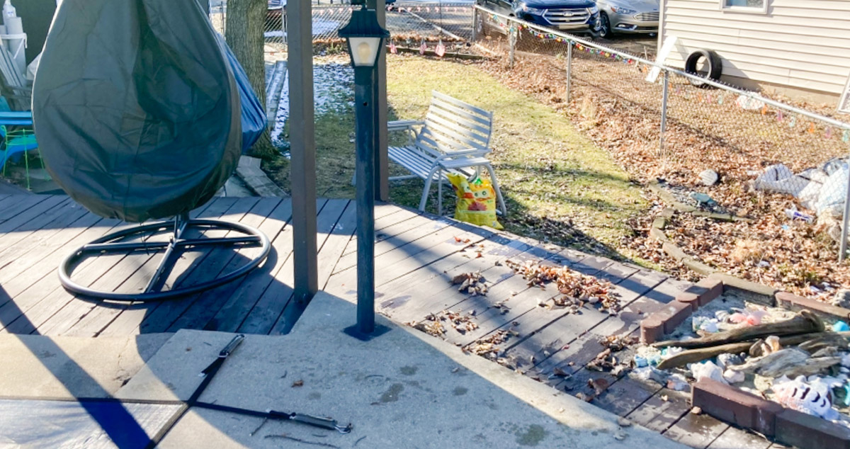 Rotten Pool Deck Replacement - Project by Luke at Menards®