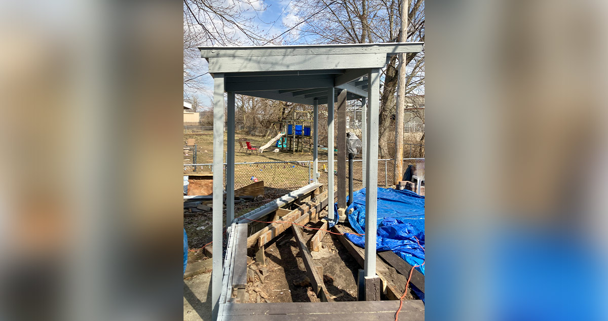 Rotten Pool Deck Replacement - Project by Luke at Menards®