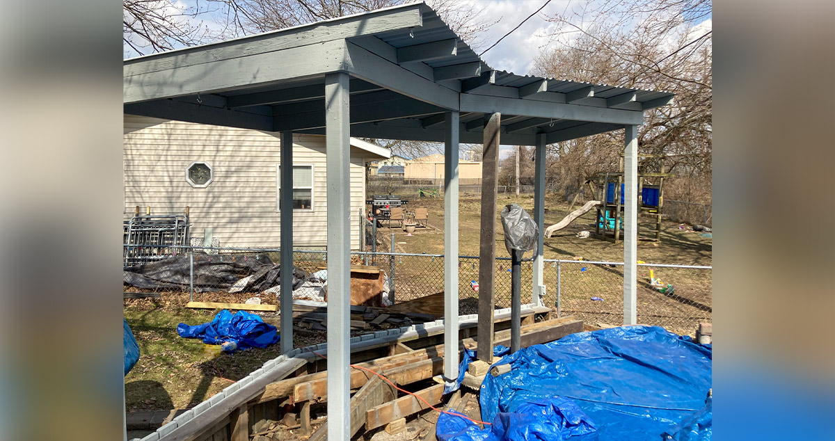 Rotten Pool Deck Replacement - Project by Luke at Menards®