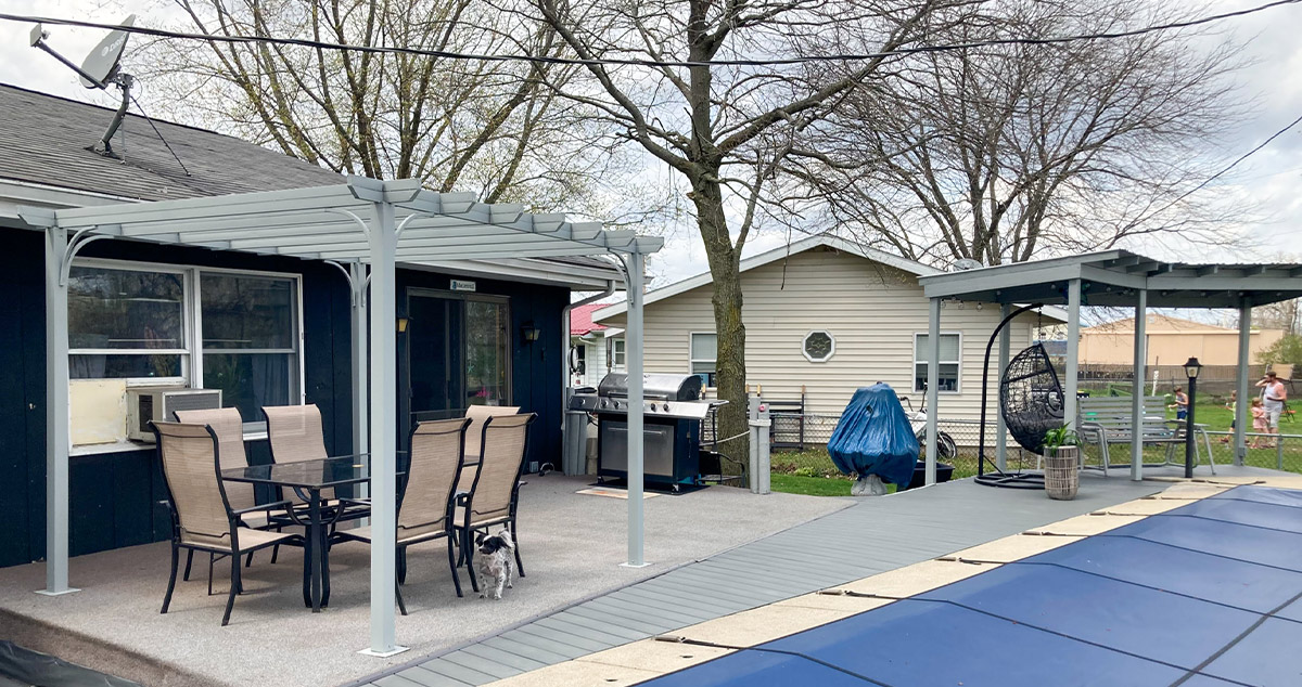 Rotten Pool Deck Replacement - Project by Luke at Menards®