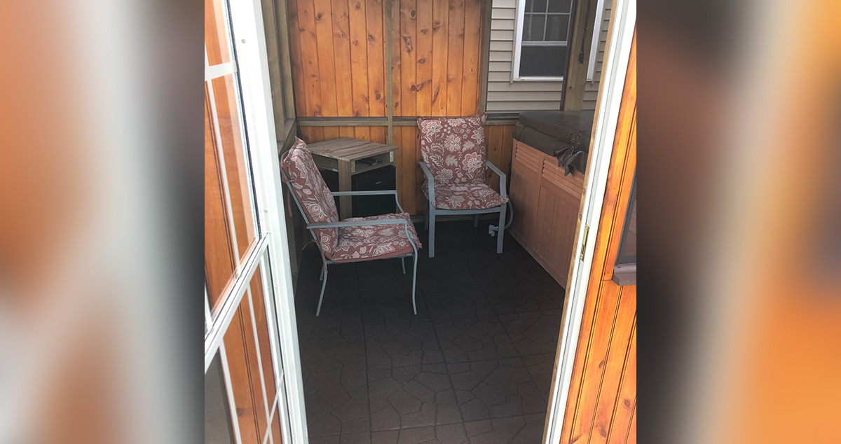 Screen House Hot Tub Enclosure - Project by Gary at Menards®